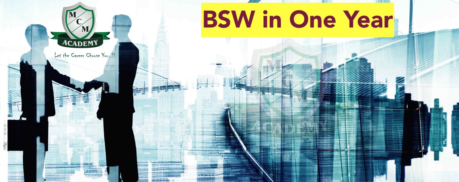 BSW in One Year | Online BSW Course Admission MCM Academy 2023